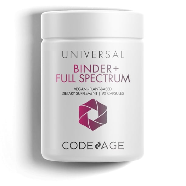 Codeage Binder +, Charcoal, Bentonite Clay, Minerals, Fulvic & Humic ...