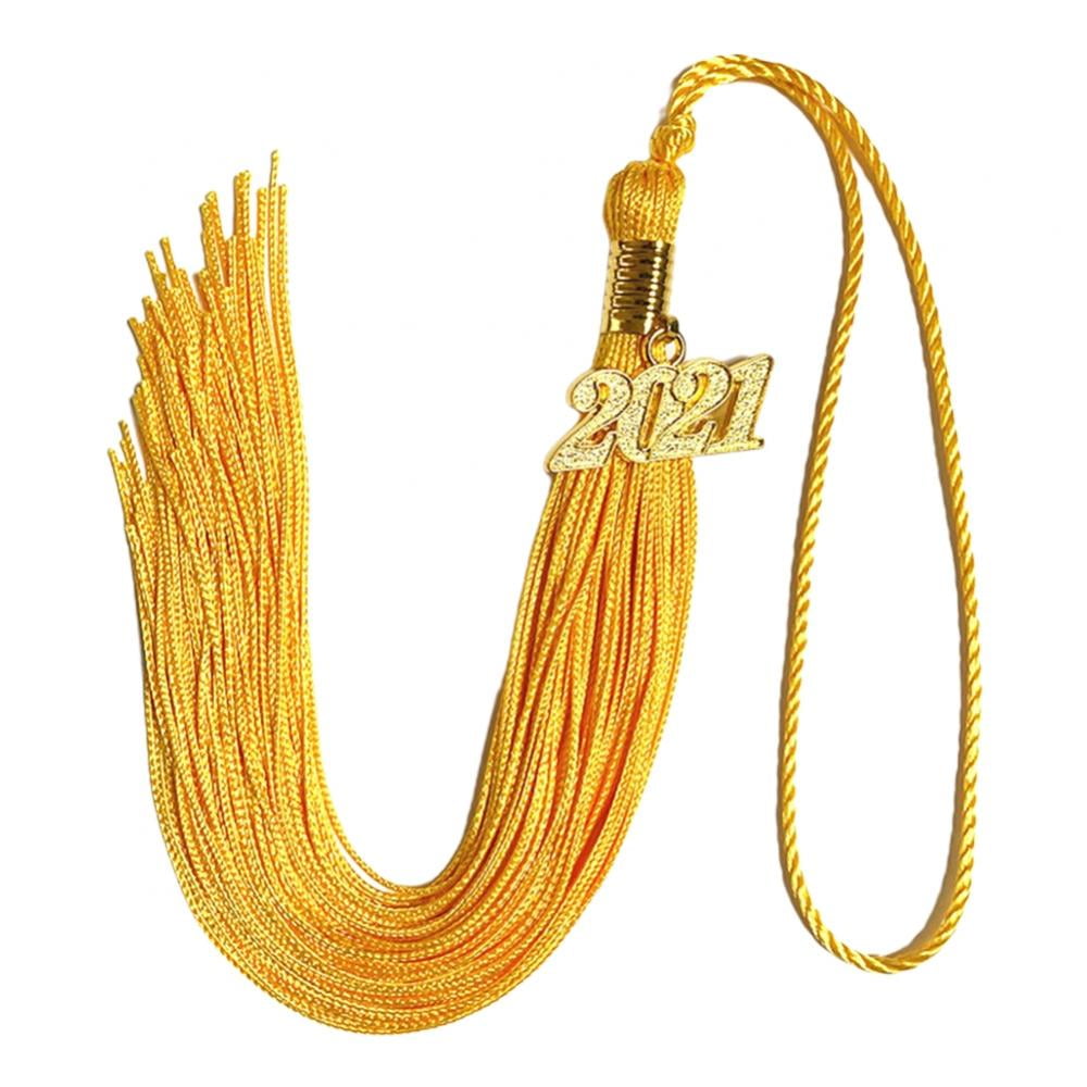 2 Pack Single Color Graduation Tassels - 9 Inches Tassel, Graduation ...