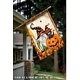 Toland Home Garden Halloween Gnome Fall Halloween Flag Double Sided ...
