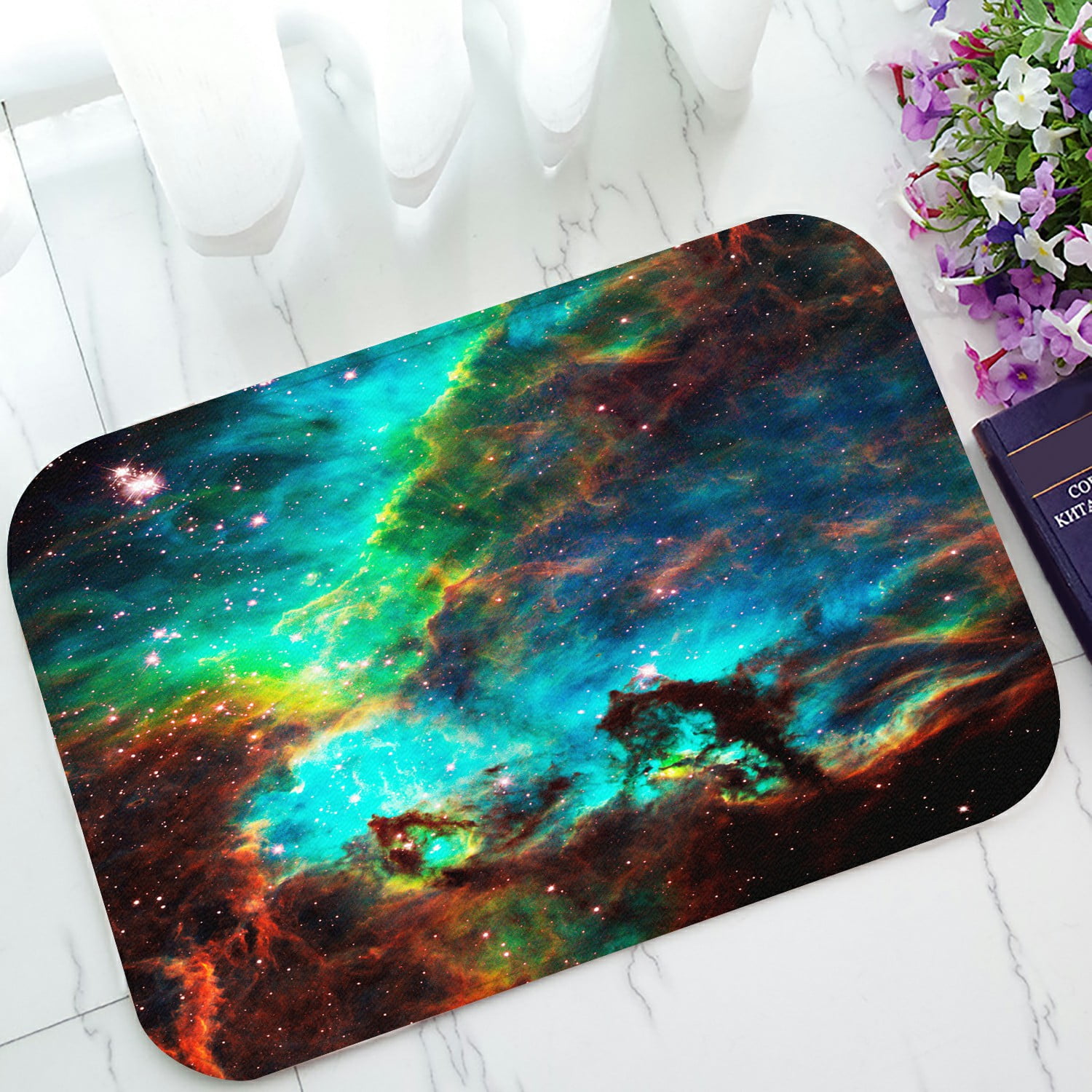ABPHQTO Vivid Universe Nasa Doormat Entrance Rug Area Rug Floor Mat ...