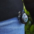 Black Cat Staring at Betta Fish Bowl Lanyard Retractable Reel Badge ID ...