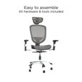 MyOfficeInnovations Technical Mesh Task Chair Charcoal Gray 24328579 ...
