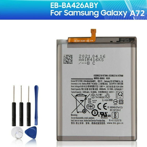 Replacement Battery for Samsung A32 5G A426 / A72 4G 5G A725, EB ...