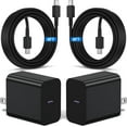 2Pack 45W USB C Charger, Wall Plug Adapter with 6ft Cable for Samsung ...