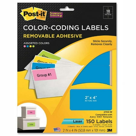 Super Sticky Color-Coding Label - Walmart.com