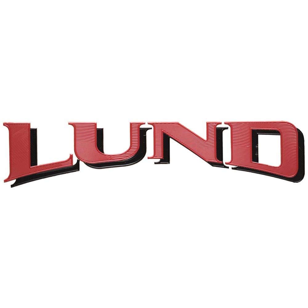 Lund Boat Seat Brand Decal 1988349 | 10 Inch Black Red - Walmart.com