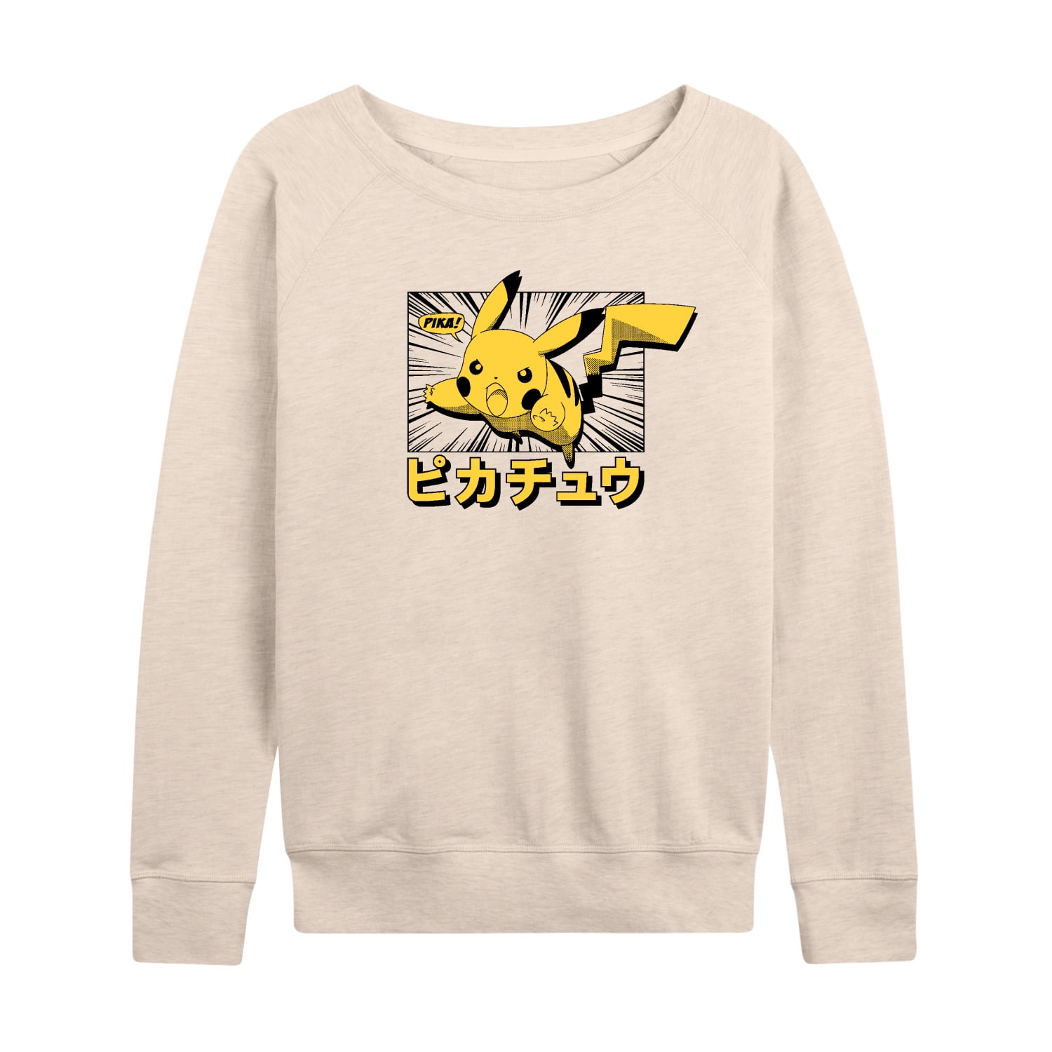 Pokémon - Pikachu Anime Kanji - Women's Lightweight French Terry ...