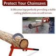 28" Timber Jack for Logs - Powder Coated Carbon Steel Log Lifter Tool ...