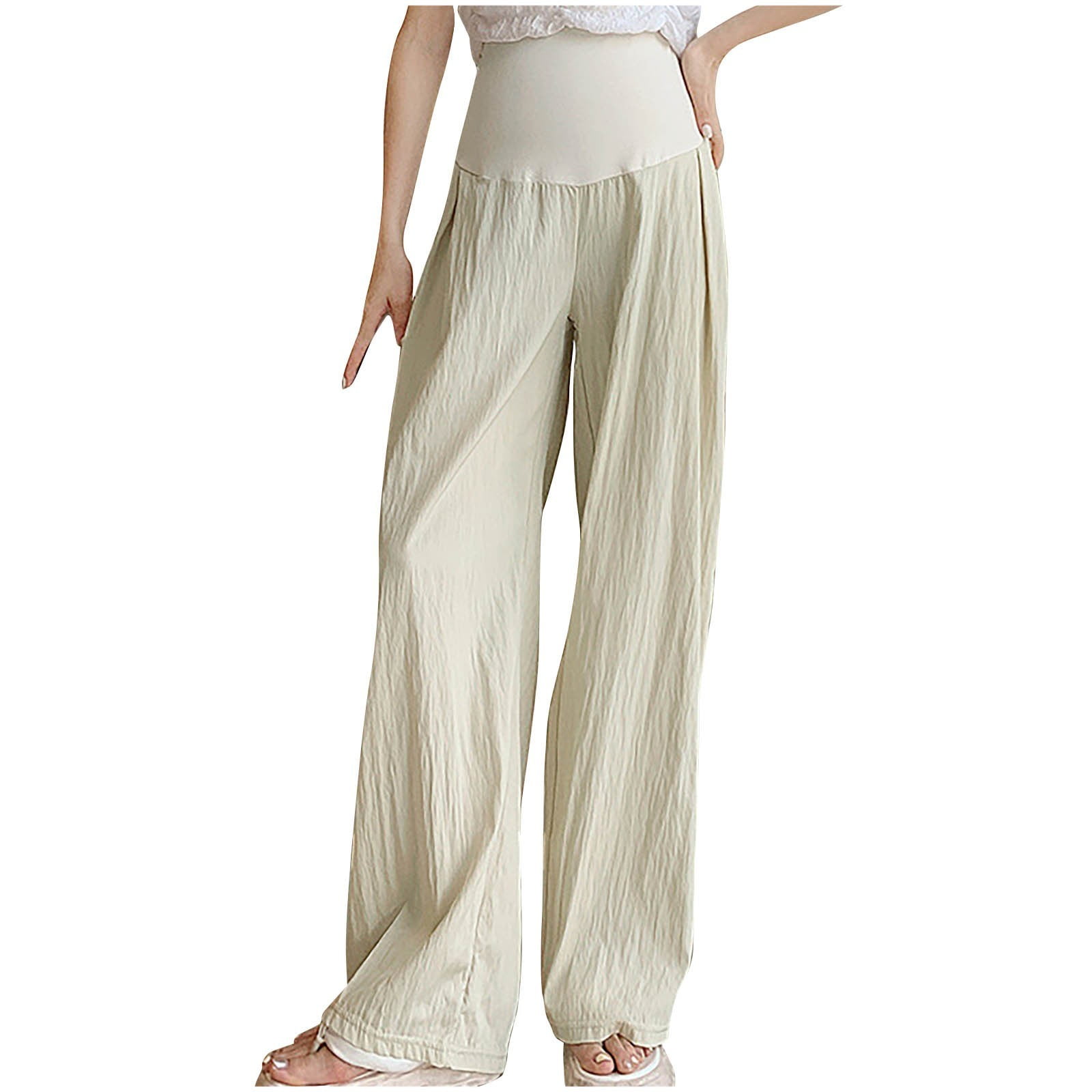 Click here for Faiwad Womens Maternity Cotton Linen Palazzo Pants... prices