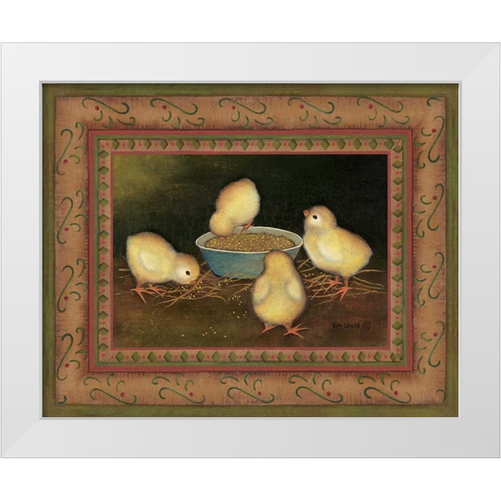 Lewis, Kim 14x12 White Modern Wood Framed Museum Art Print Titled ...