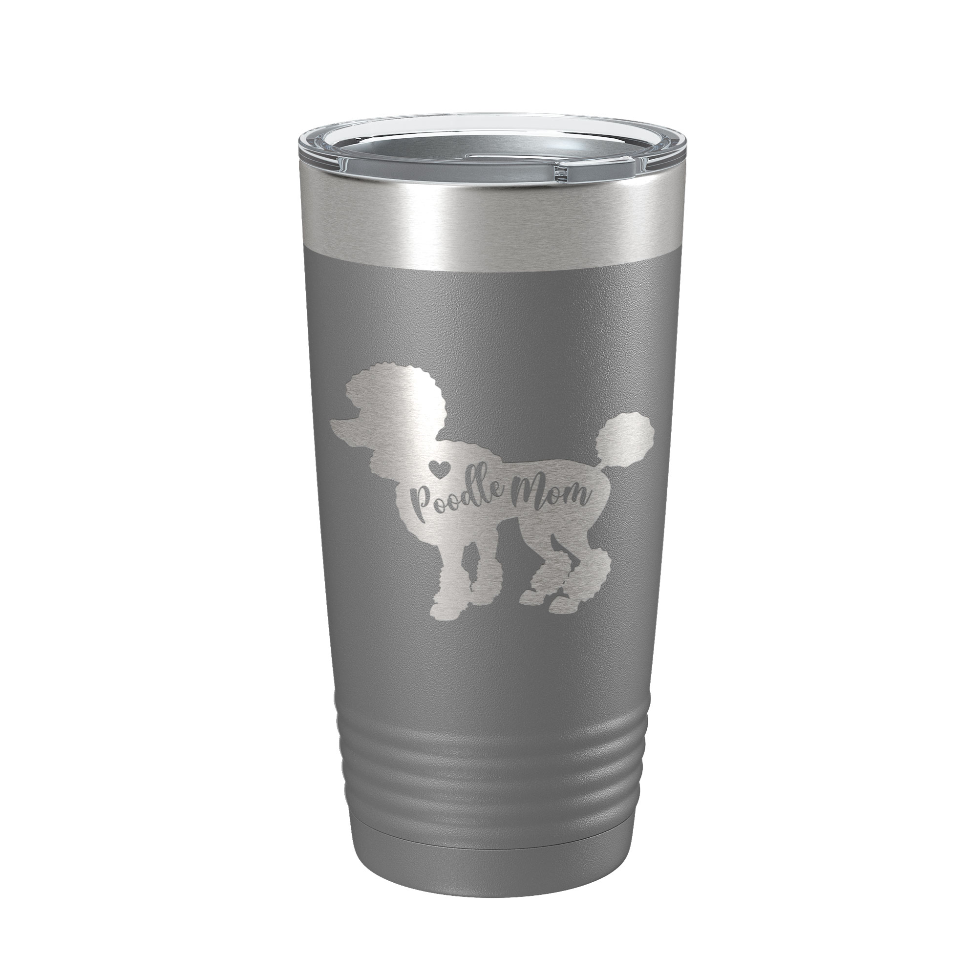 Poodle Mom Tumbler Dog Travel Mug Gift Insulated Laser Engraved Coffee ...