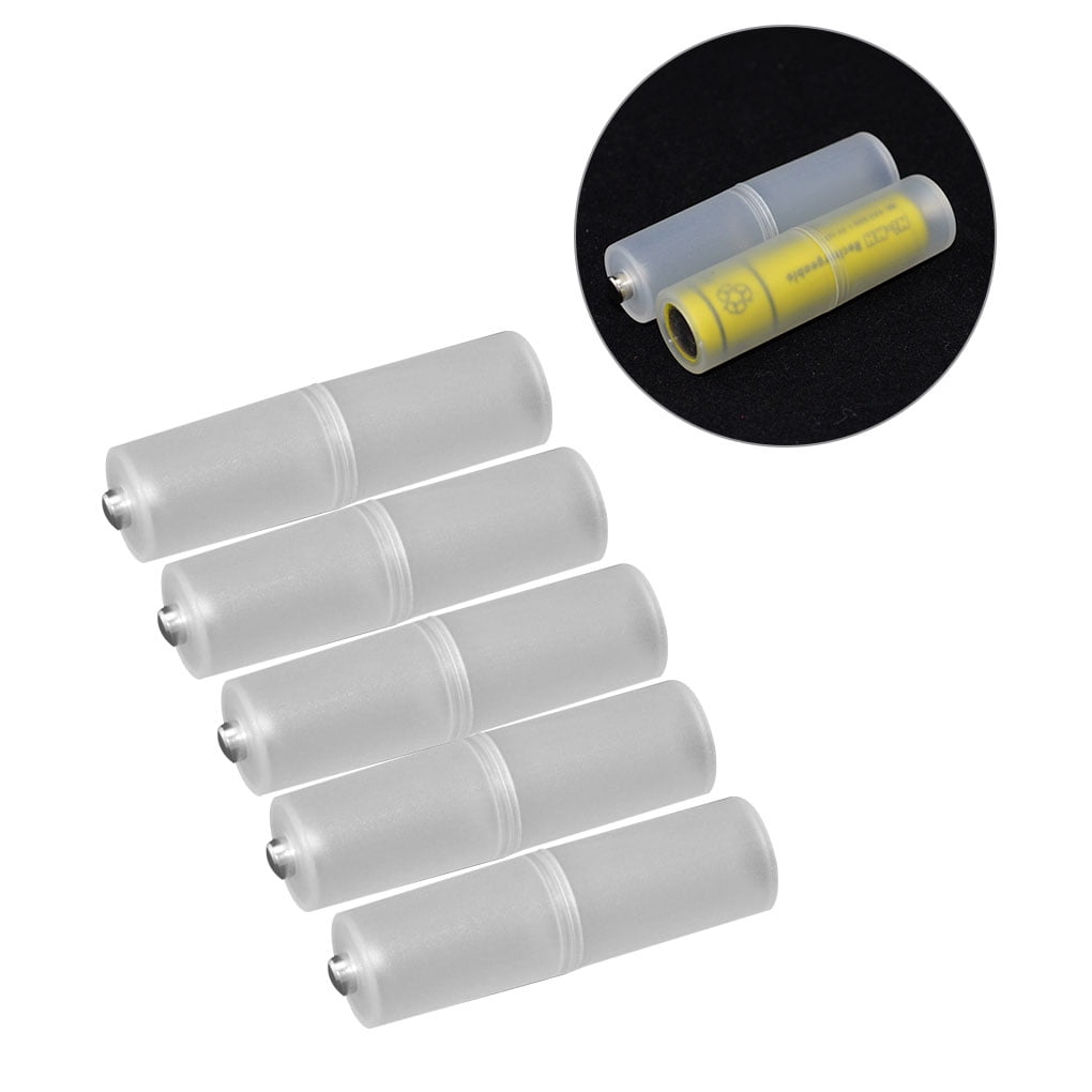 4pcs AAA to AA Battery Adapters Battery Cell Size Converter Holder ...
