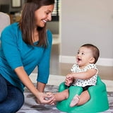 Bumbo Infant Soft Foam Floor Seat, Aqua 2 Pack with Adjustable 3 Point ...