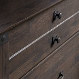 Sauder Carson Forge 4-Drawer Dresser, Coffee Oak Finish - Walmart.com