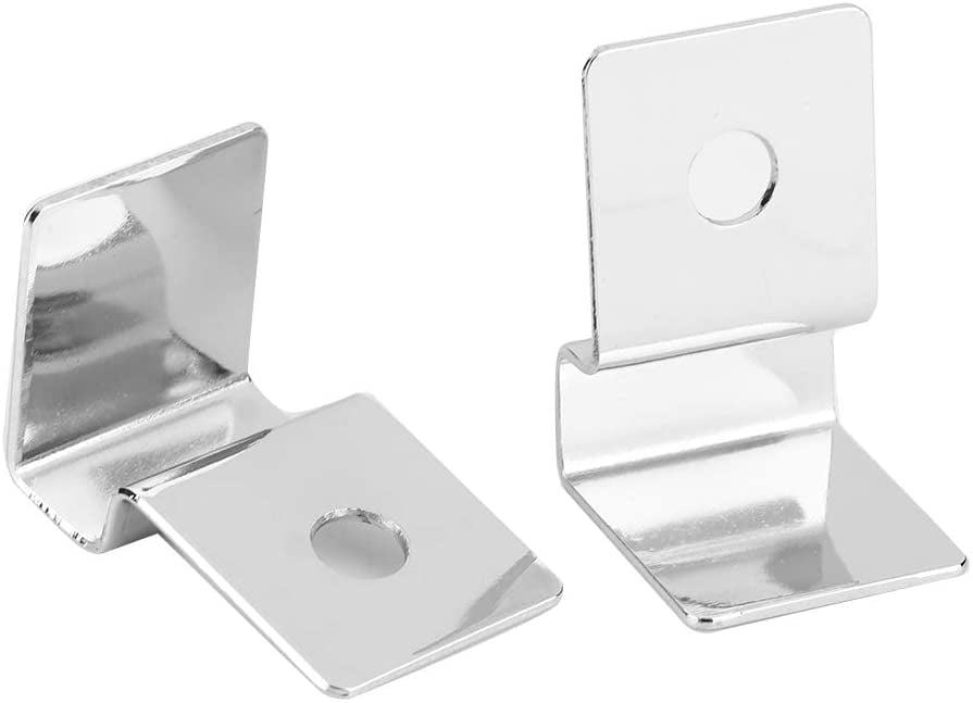 4 Pieces Fish Tank Glass Cover Clips, Stainless Steel Rimless Aquarium ...