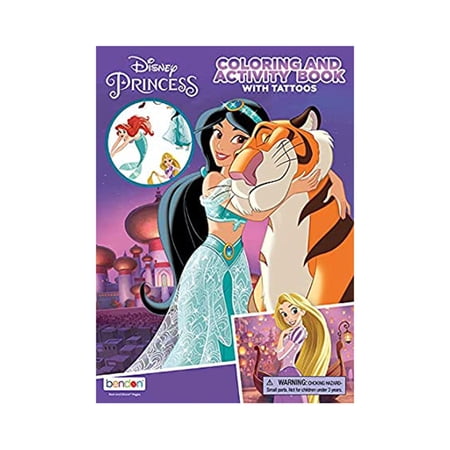 Bendon Disney Princess Coloring Activity Book With Tattoos | Walmart Canada