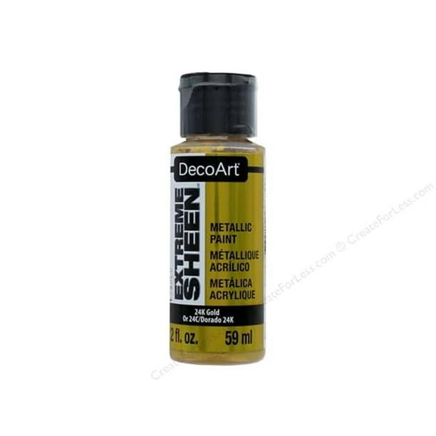 Deco Art 2 oz 24K Gold Metallic Acrylic Paint Pack of 3 - Walmart.com