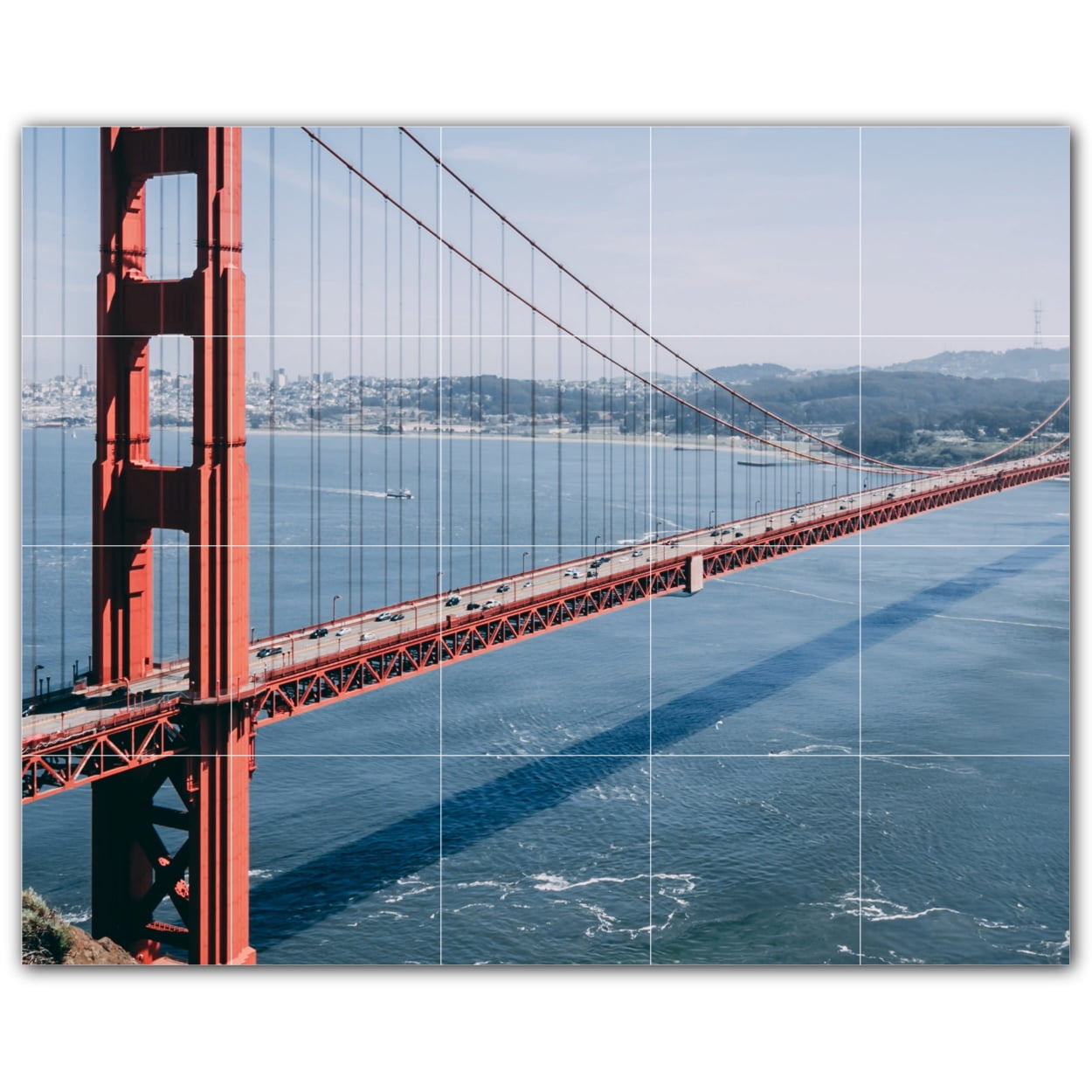 Picture-Tiles.com: Bridge Ceramic Tile Wall Mural WAL500272-54XL. 60"W ...