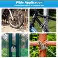 40 Inch Heavy-Duty Stainless Steel Safety Chain Lock,5mm x 1 Meter ...