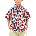 BRGZLK Boys Hawaiian Shirts Trendy Tropical Relaxed Fit Short Sleeve ...
