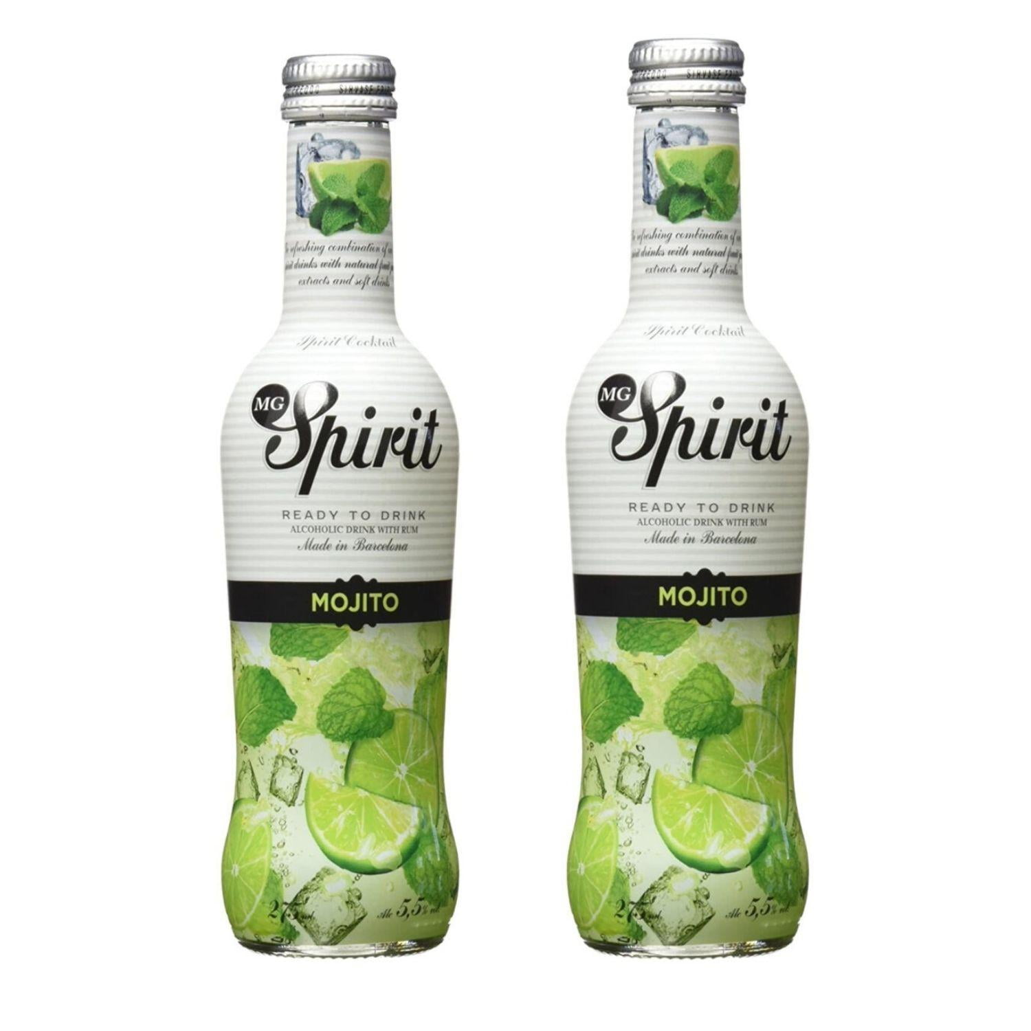 Pack de 2 Ron MG Spirit Mojito 275 ml Genérico Mojito | Bodega Aurrera en línea