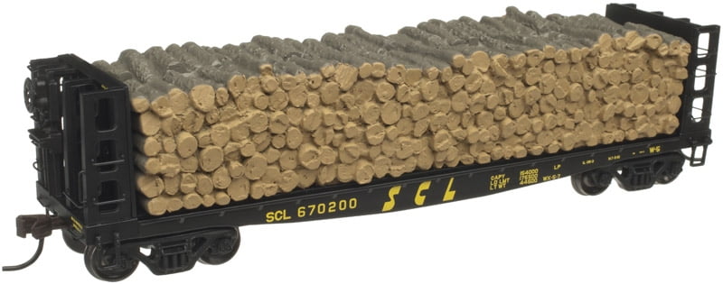 Atlas 20002873 HO Seaboard Coast Line Pulpwood Flat Car #670200 ...