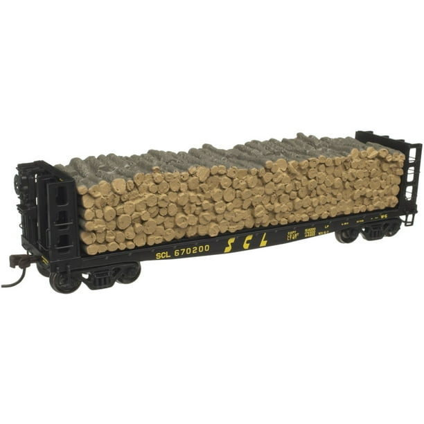 Atlas 20002873 HO Seaboard Coast Line Pulpwood Flat Car #670200 ...