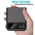 Nakedcellphone Slim Hard Shell Case for Motorola RAZR 40 2023, Black ...