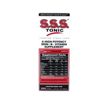 S.S.S. Trusted Iron and Vitamin B Complex Supplement Tonic Liquid, 20 ...