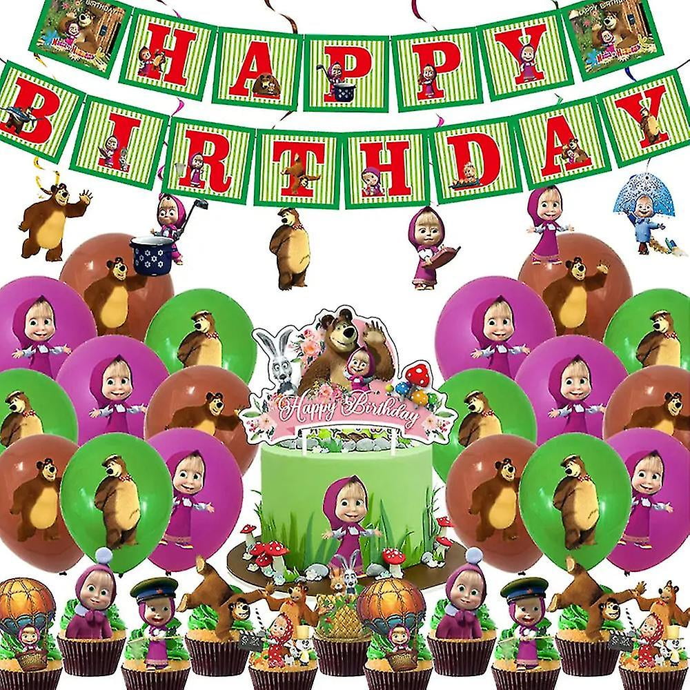 Click here for Nicegou Masha And The Bear Theme Party Supplies De... prices