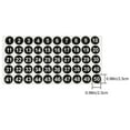 15 Sheets of Number Stickers Classification Digital Labels Number ...