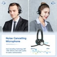 New Bee Bluetooth Headset with Mic, Noise Cancellation, for Office ...