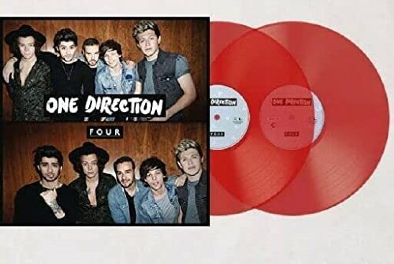 One Direction - Four (Deluxe) Limited Edition 2XLP Translucent Red ...