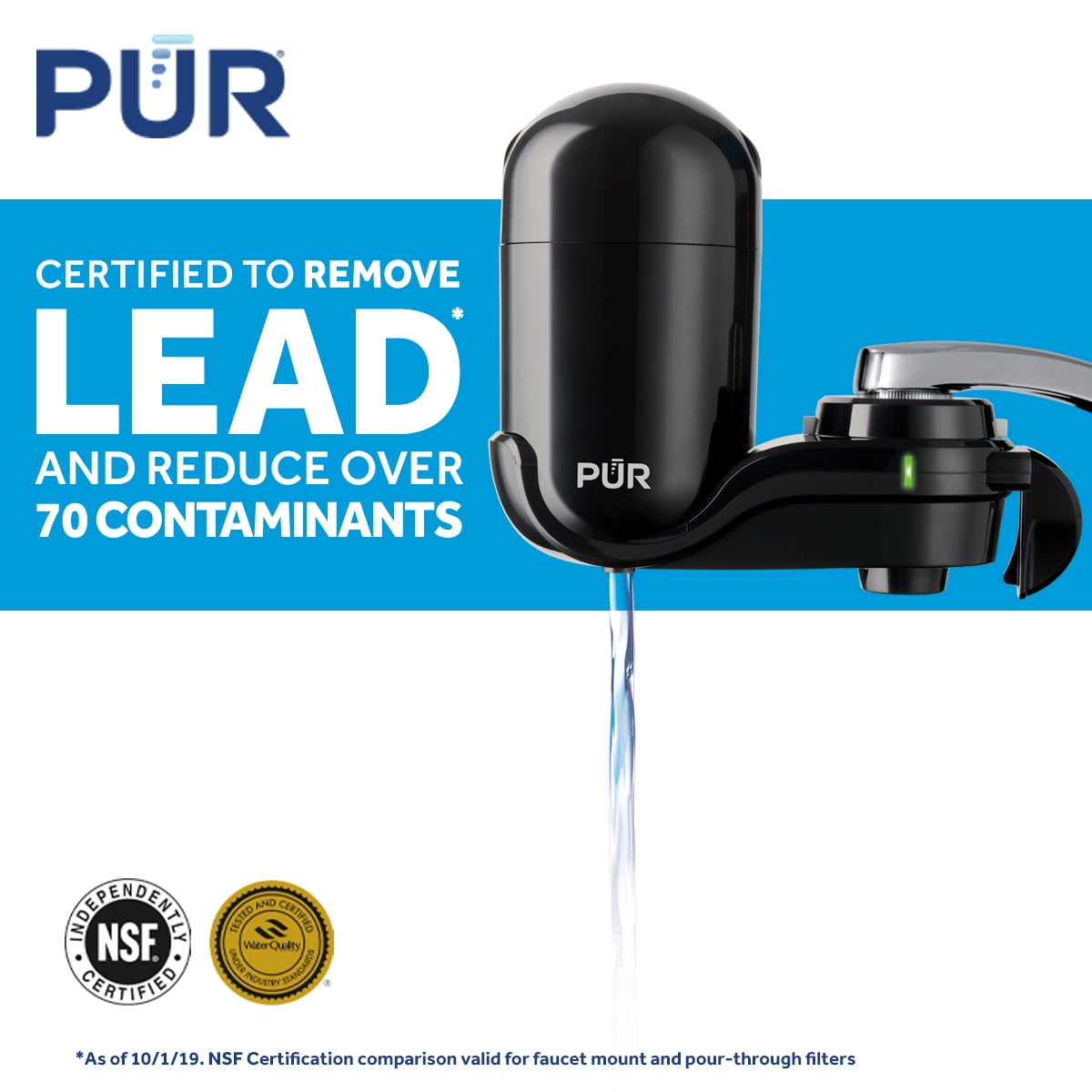 PUR Faucet Mount Water Filtration System, FM2000B, Black Best Deals and ...