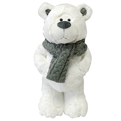 Snuggle Stuffs Plush Winter White Arctic Polar Bear, 15 - Walmart.com