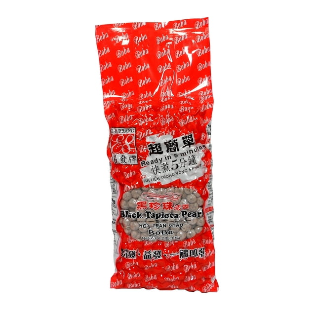 E-Fa Black Boba Tapioca Pearls Bubble Tea 2.2 lbs. (Pack of 2) - Walmart.com