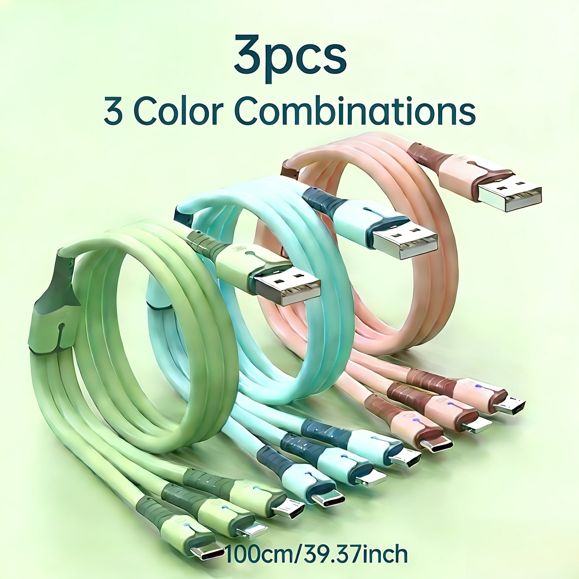 Click here for Unbranded 3-Pack/3-Color Combo 3-In-1 66w Usb Fast... prices