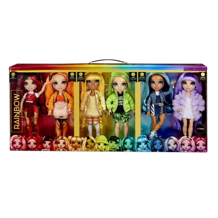 Rainbow High Original Fashion Doll 6-Pack , Violet, Ruby, Sunny, Skyler ...