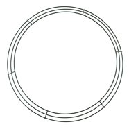Wire Wreath Frame-24" - Walmart.com
