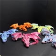 3D Printed Simulated Eye Flying Dragon Ornaments With Wings Joints Can ...