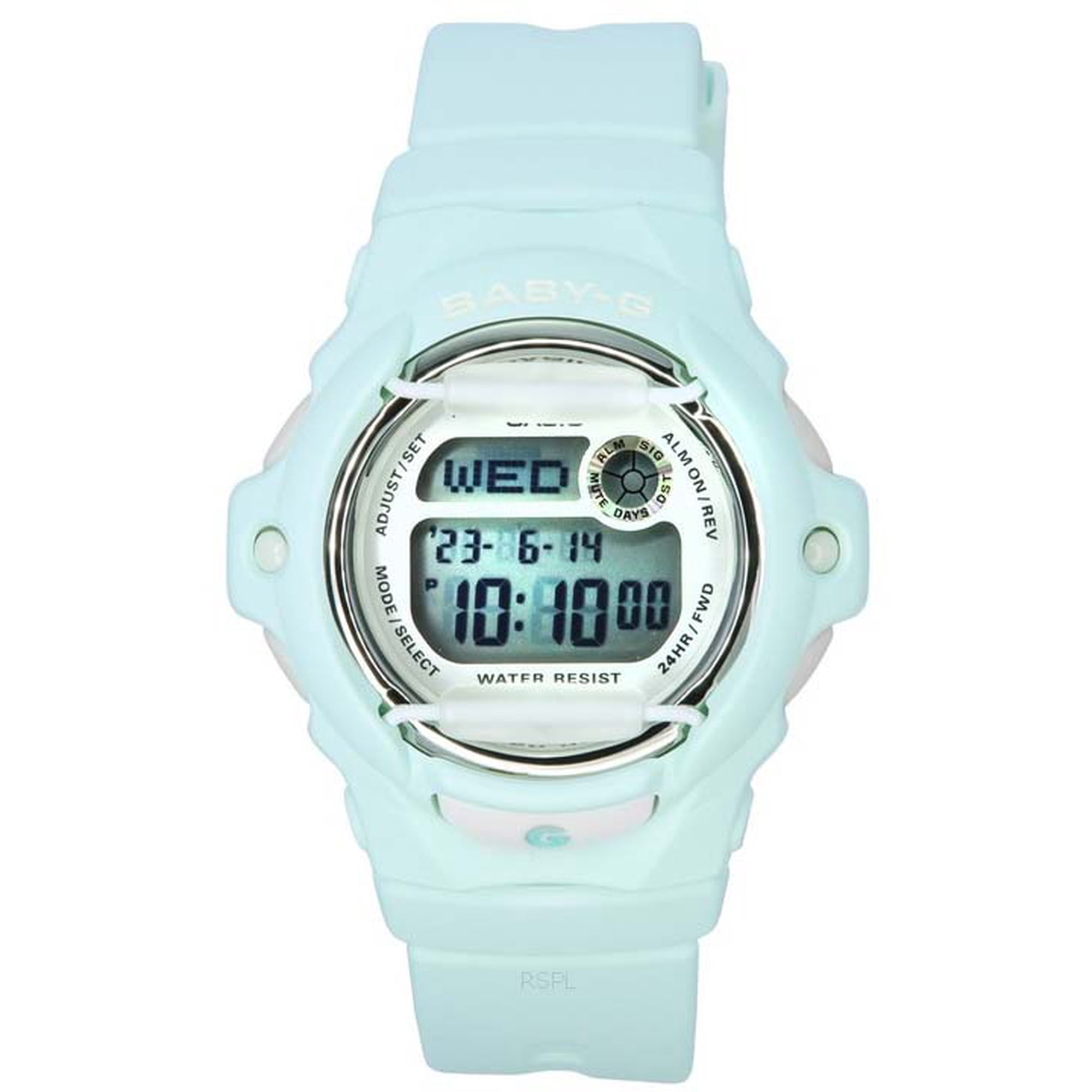 Click here for Casio Baby-G Digital Pastel Green Resin Strap Quar... prices