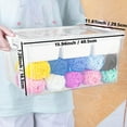 17 QT Craft Organizers and Storage with Removable Tray, Stackable ...