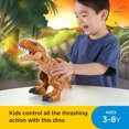 Imaginext Jurassic Park T. rex Dinosaur Toy, Thrashin' Action for ...