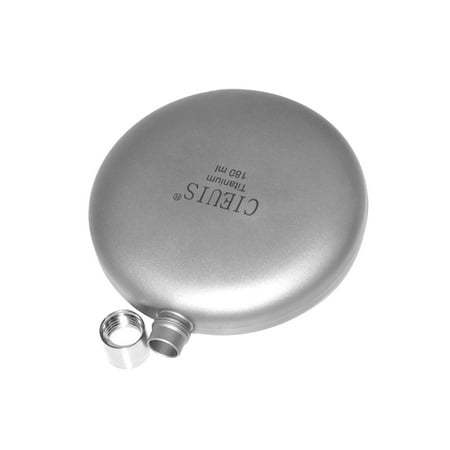 Titanium Hip Mini Portable Lightweight Pocket Flagon for Outdoor Only ...