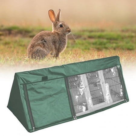 VGEBY Rabbit Cage Cover,210D Oxford Cloth Triangle Dust-proof ...
