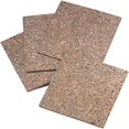 Quartet Natural Cork Tiles, 12" x 12", Frameless, 4 Count (102W ...