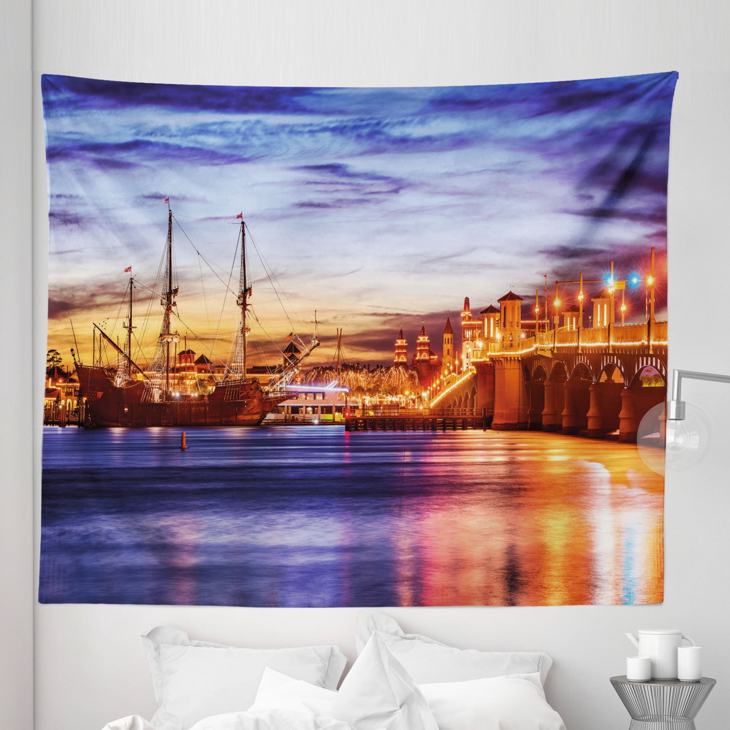 United States Tapestry, St. Augustine Florida Famous Bridge of Lions ...