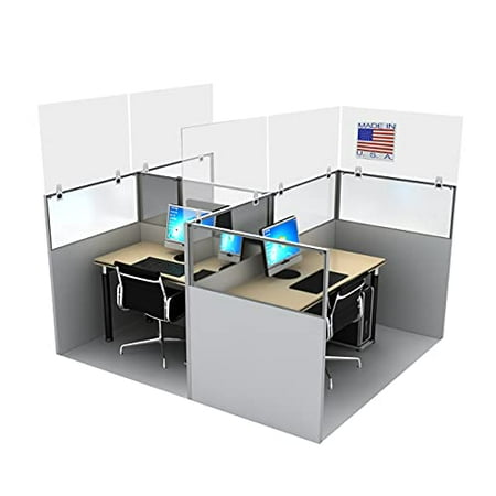 Cubicle Sneeze Guard by SPEEDYORDERS - Clear Cubicle Shield Divider ...