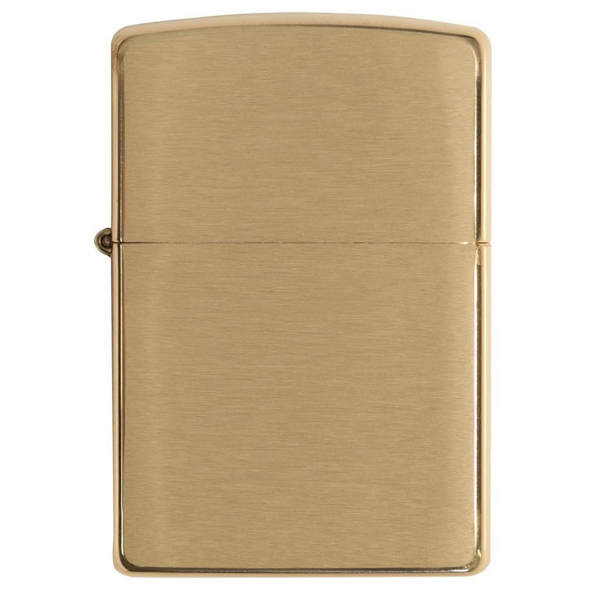 Click here for Zippo Brushed Brass (204b) prices