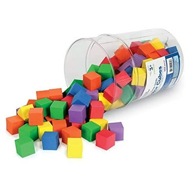 Learning Resources 1" Wooden Color Cubes, 102 Pieces - Walmart.com